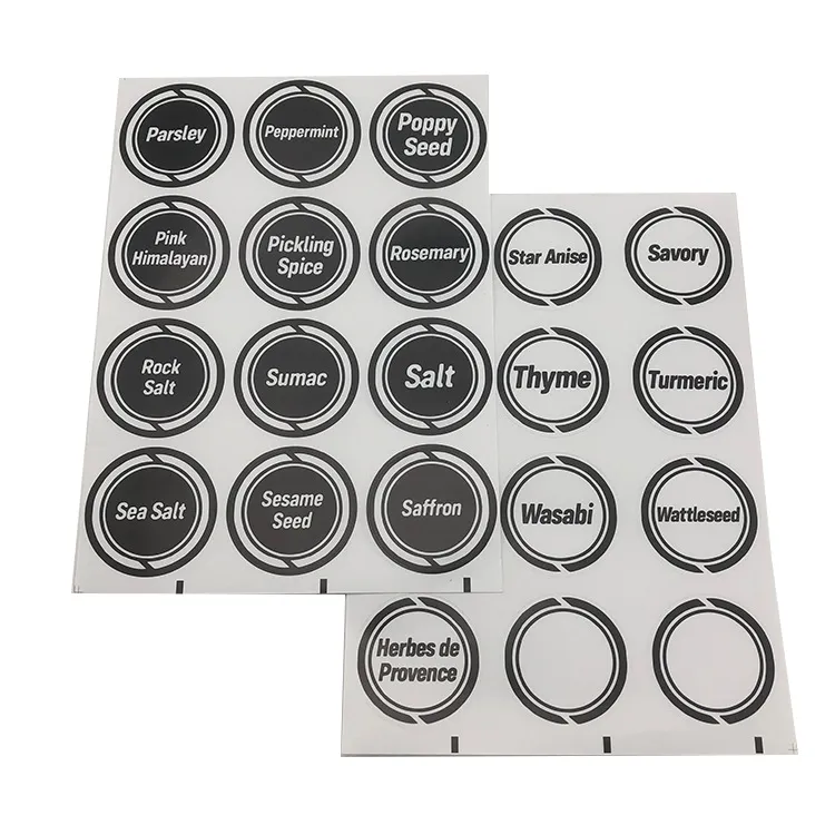 Wholesale Waterproof PVC Circle Logo Sticker Label With Strong Adhesive ...