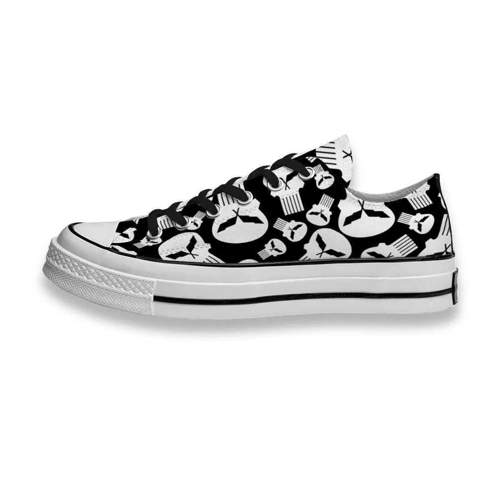 Custom Printed Unisex High-Cut Sneakers with Corvette Sport Logo, Lace ...