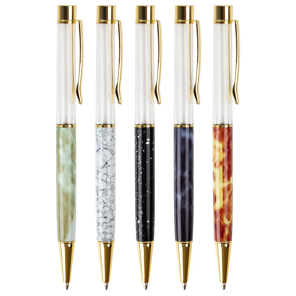 Wholesale DIY Pen Marble Crystal Ballpoint Pens Handmade Self ...