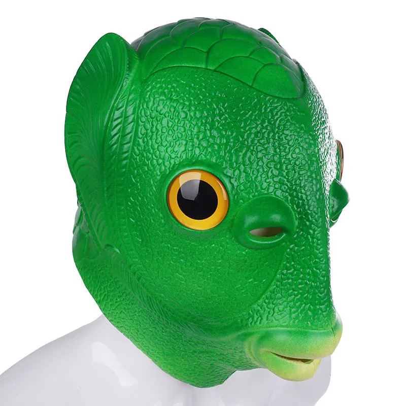 Sand Sculpture, Green Fish, Human Head, Strange Fish Net, Red Latex ...