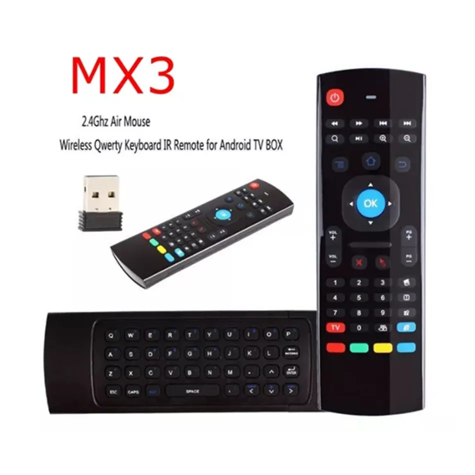 Smart Remote - 2.4GHz Wireless Air Mouse Keyboard with Voice & IR ...