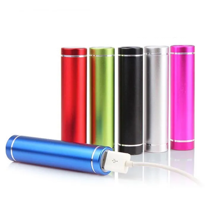 Portable Power Bank 2600mAh Aluminum Alloy Mini Mobile Universal Powers ...