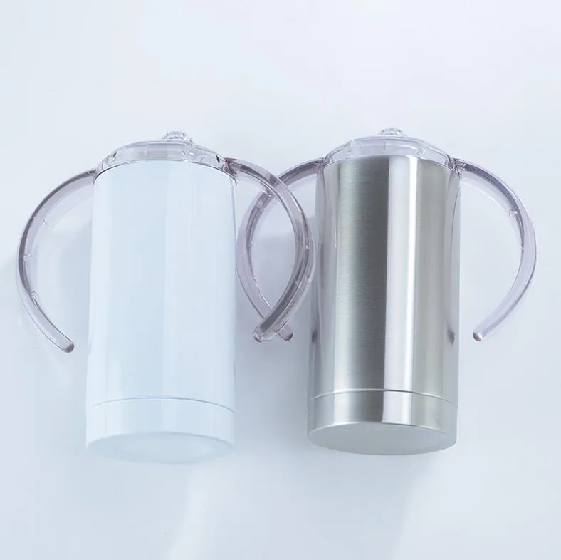 Stainless Steel Sublimation Mini Cups 12oz Straight Tumbler For Kids ...