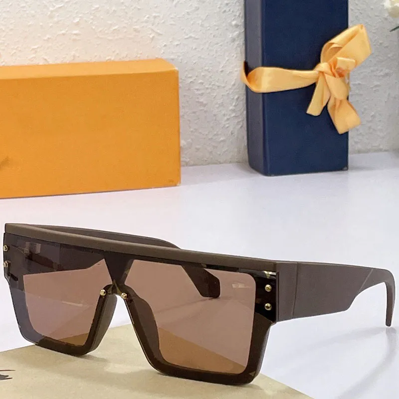 Z1583 Mens Sunglasses Black Acetate Mask Frame With Letter Pattern ...