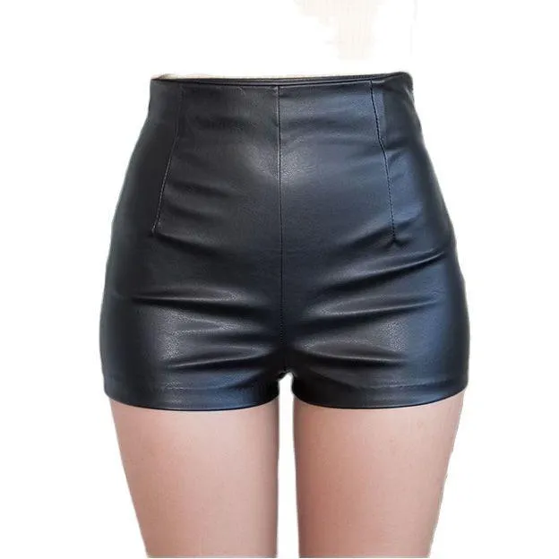 High Waist Black Sexy Shorts - Premium Bodycon Dance Performance - Shop ...