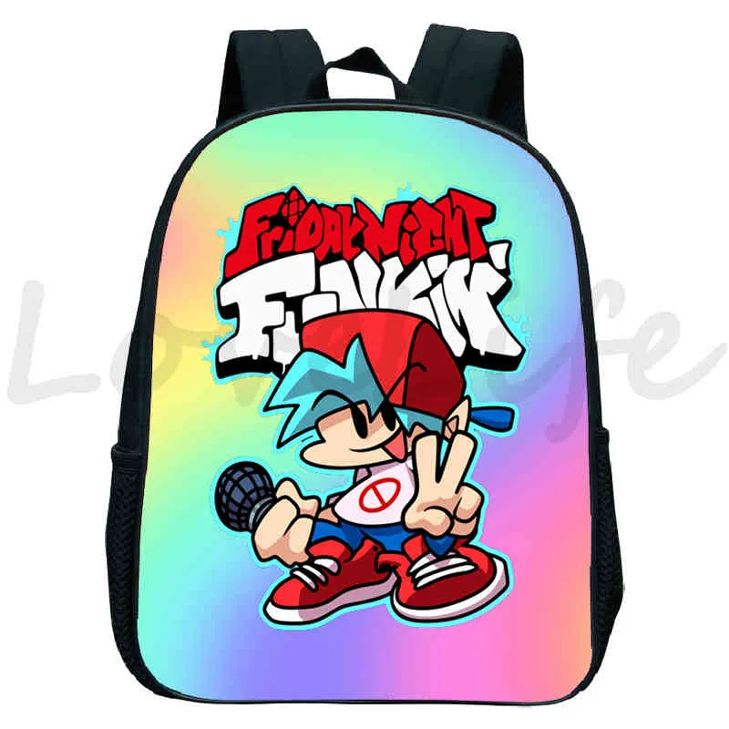 Friday Night Funkin Backpacks 3D FNF Jeu Prints Garçons Cartoon Boobag ...