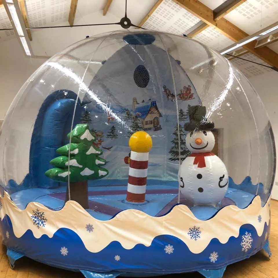 3M Inflatable Snow Globe Photo Booth For Human Size Snowglopes Free ...