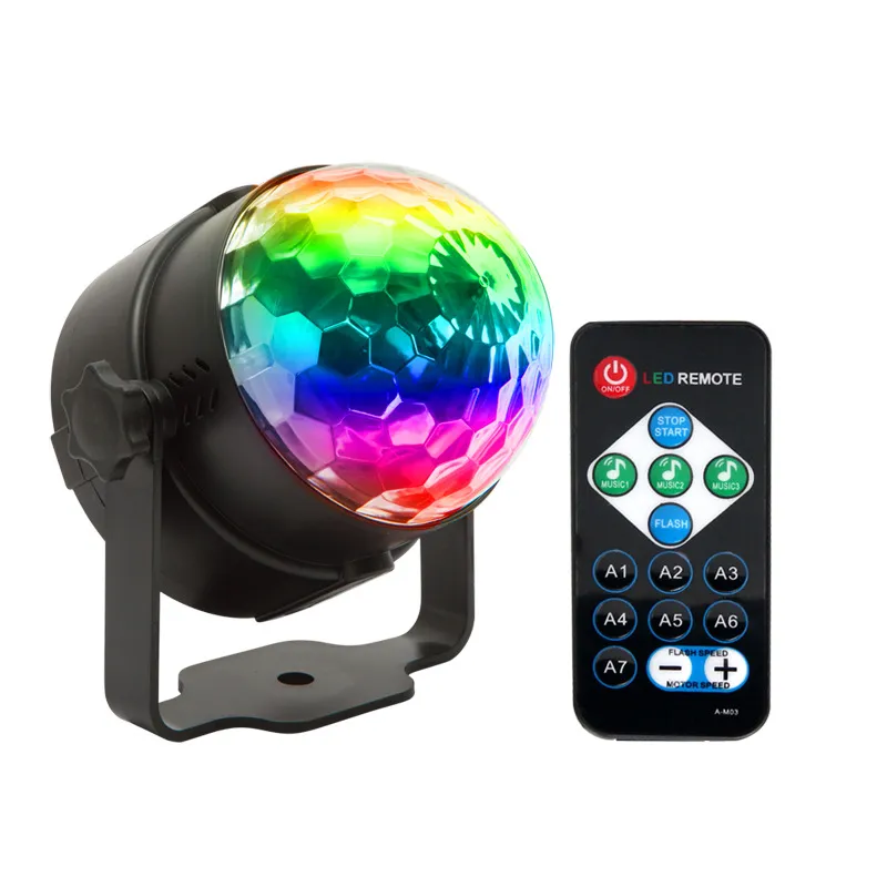 Luce A Sfera Da Discoteca LED Da 10W RGB, Mini Lampada Da Palcoscenico ...
