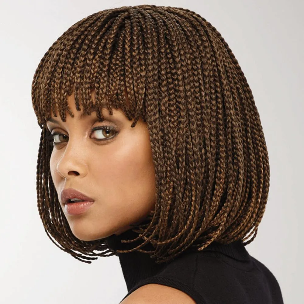 2024 Bob Box Braid Wig - Short Synthetic Hair Wigs for Women, Full Head ...