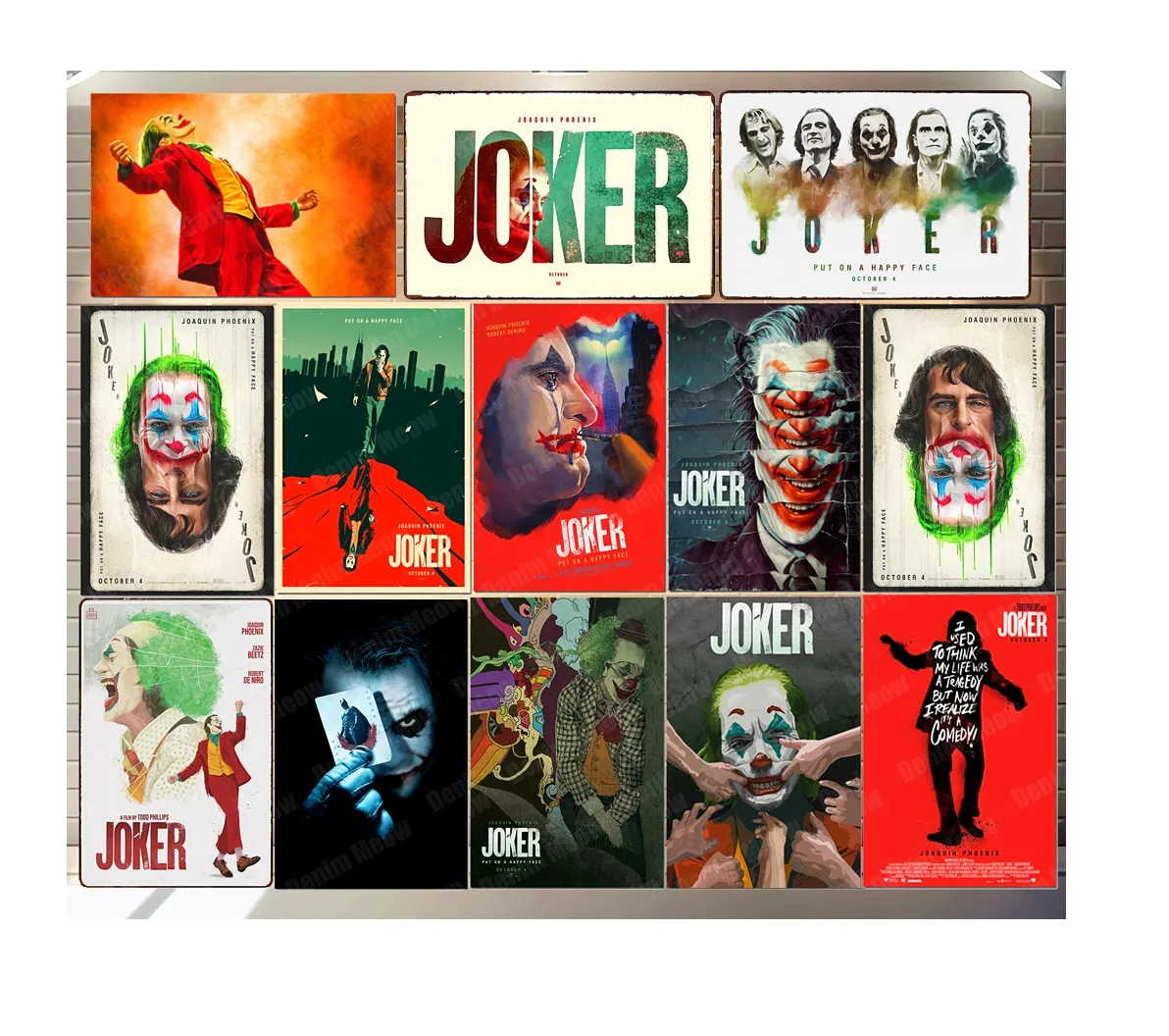 Joker Put On A Happy Face Metal Tin Sign Vintage... From Sherry168, $1. ...