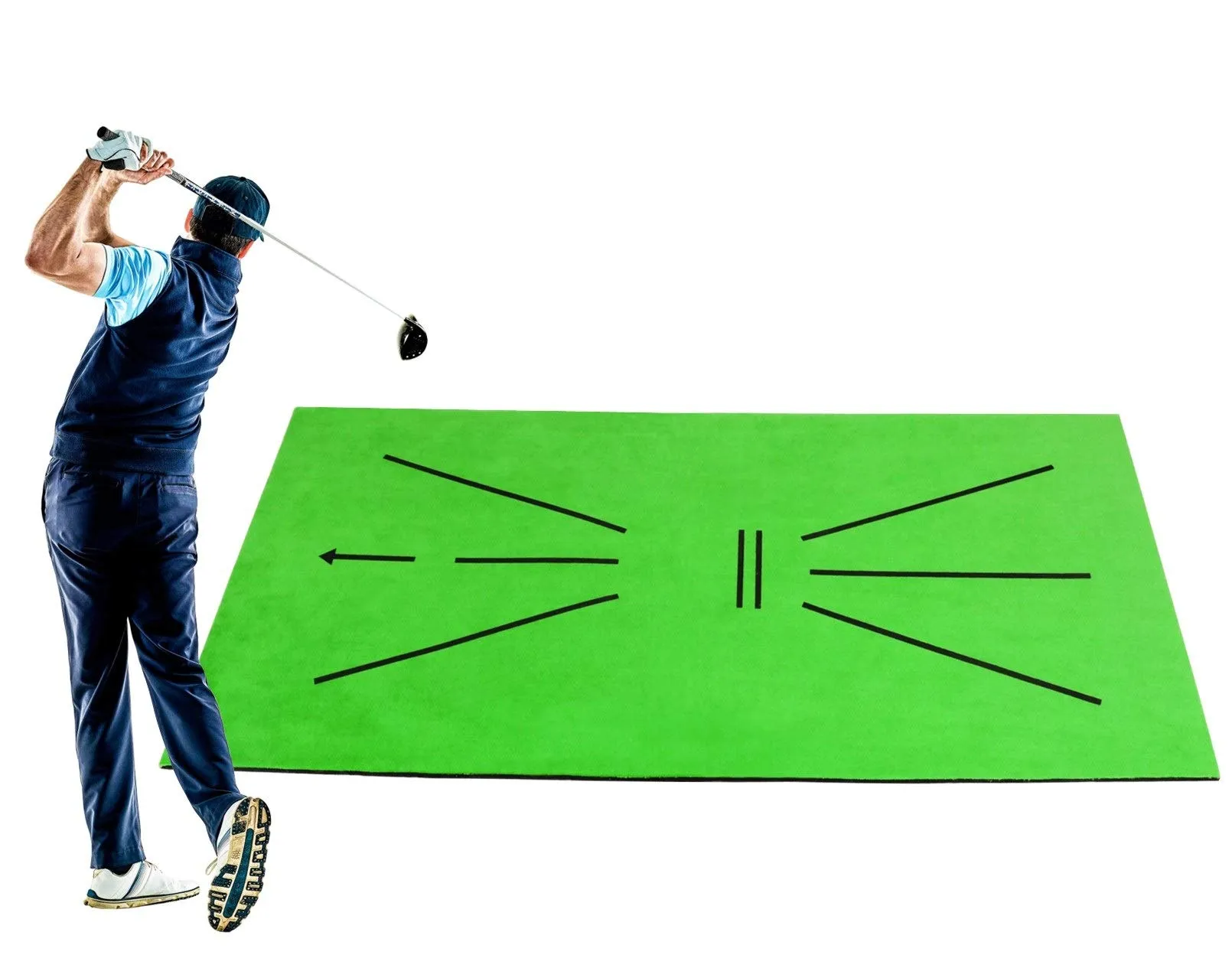 Outdoor Golf Swing Detection Mat Batting Golfer Garden Grassland ...