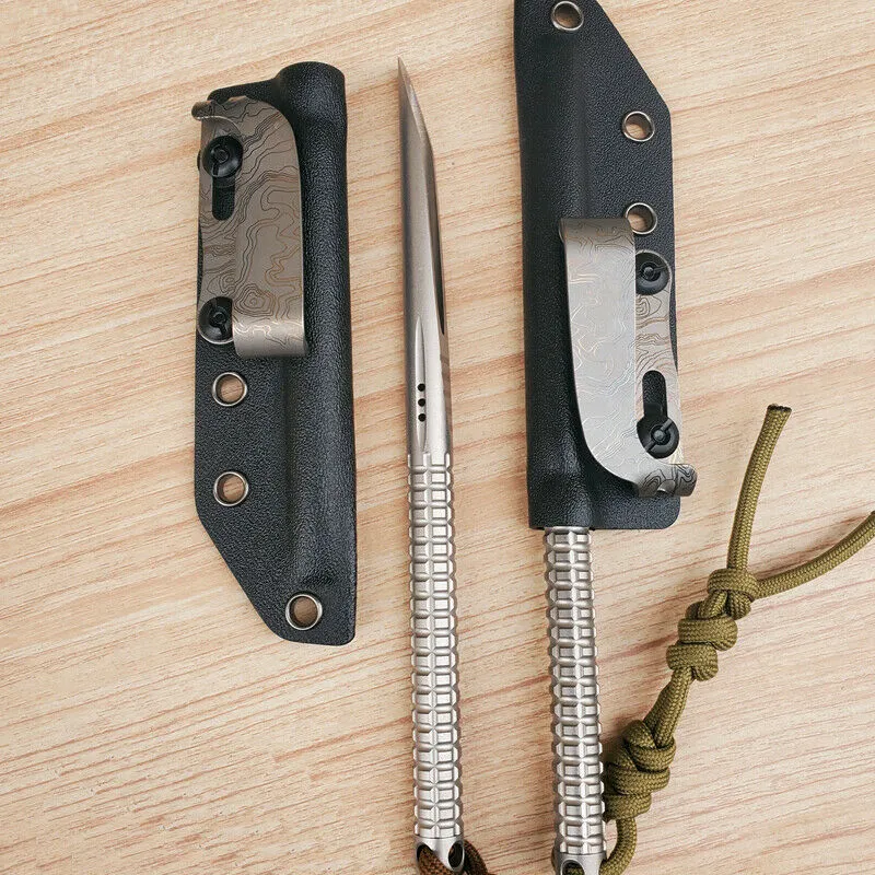DHgate.com:Titanium Tea Knife Puer Cutter Tactical Sheath Crowbar EDC ...
