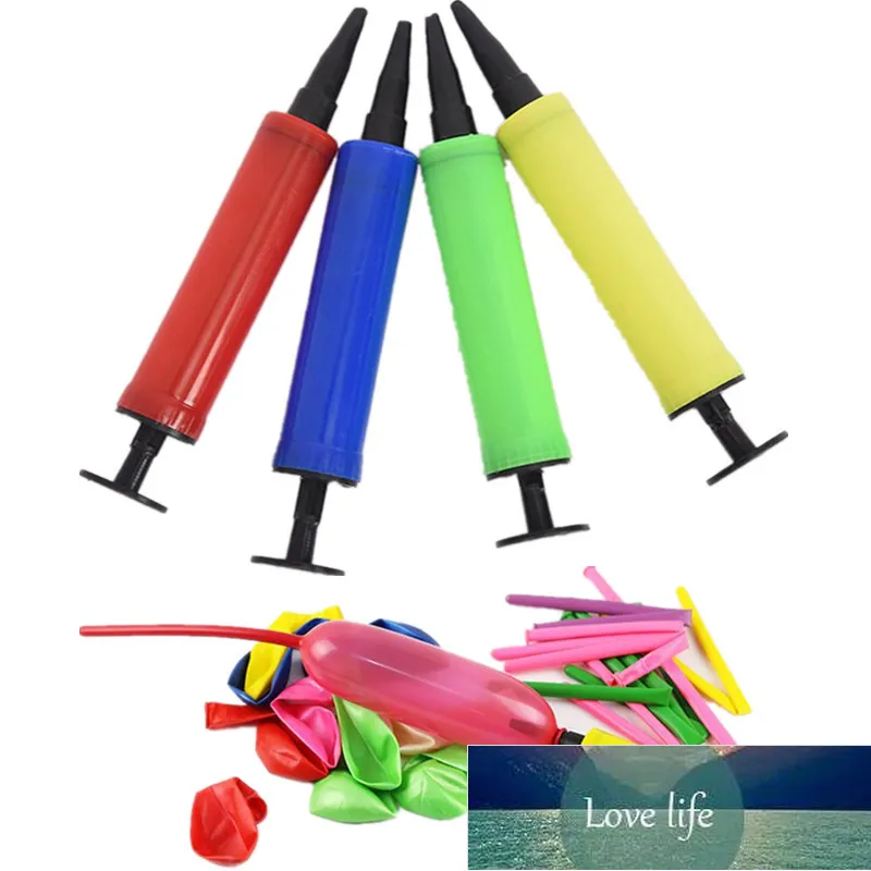 Mini Hand Air Pump - Portable Balloon Inflator, Sports Ball Pump ...