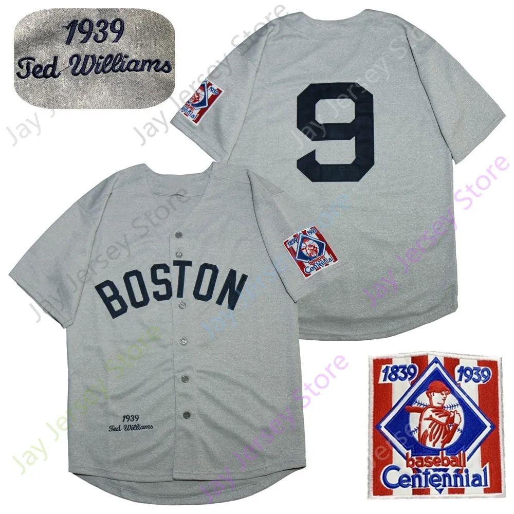 Ted Williams Jersey 1939 White Grey Cream Cooperstown 2021 City Connect ...
