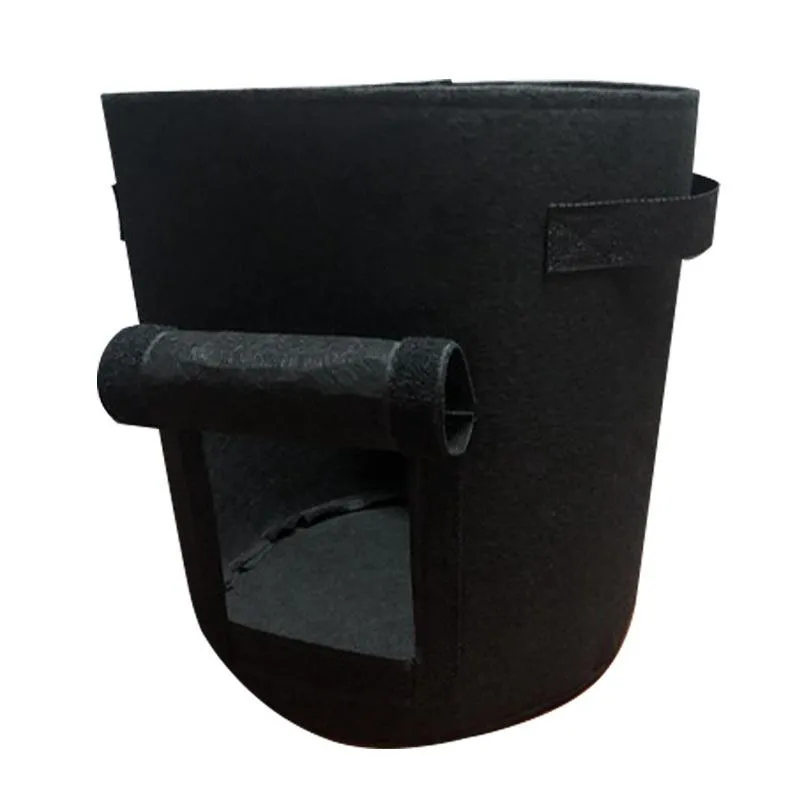 Optimized Product Title: Nonwoven Cloth Barrel Planter For Gardening ...