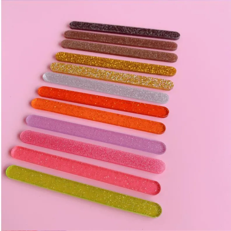 Acrylic Popsicle Sticks Tools Reusable Laser Craft Ice Pop Stick For ...