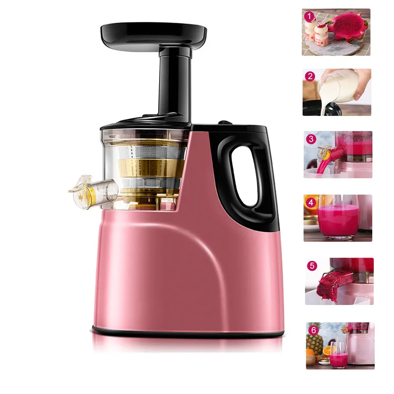 Automatic Slow Masticating Juicer Machine 150W 50 RPM Cold Press Fruit ...