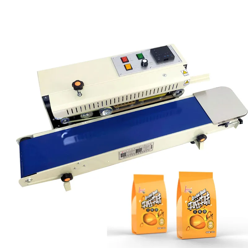 Continuous Heat Sealer Machine Plastic/Aluminum Foil Bag Sealer For Tea ...