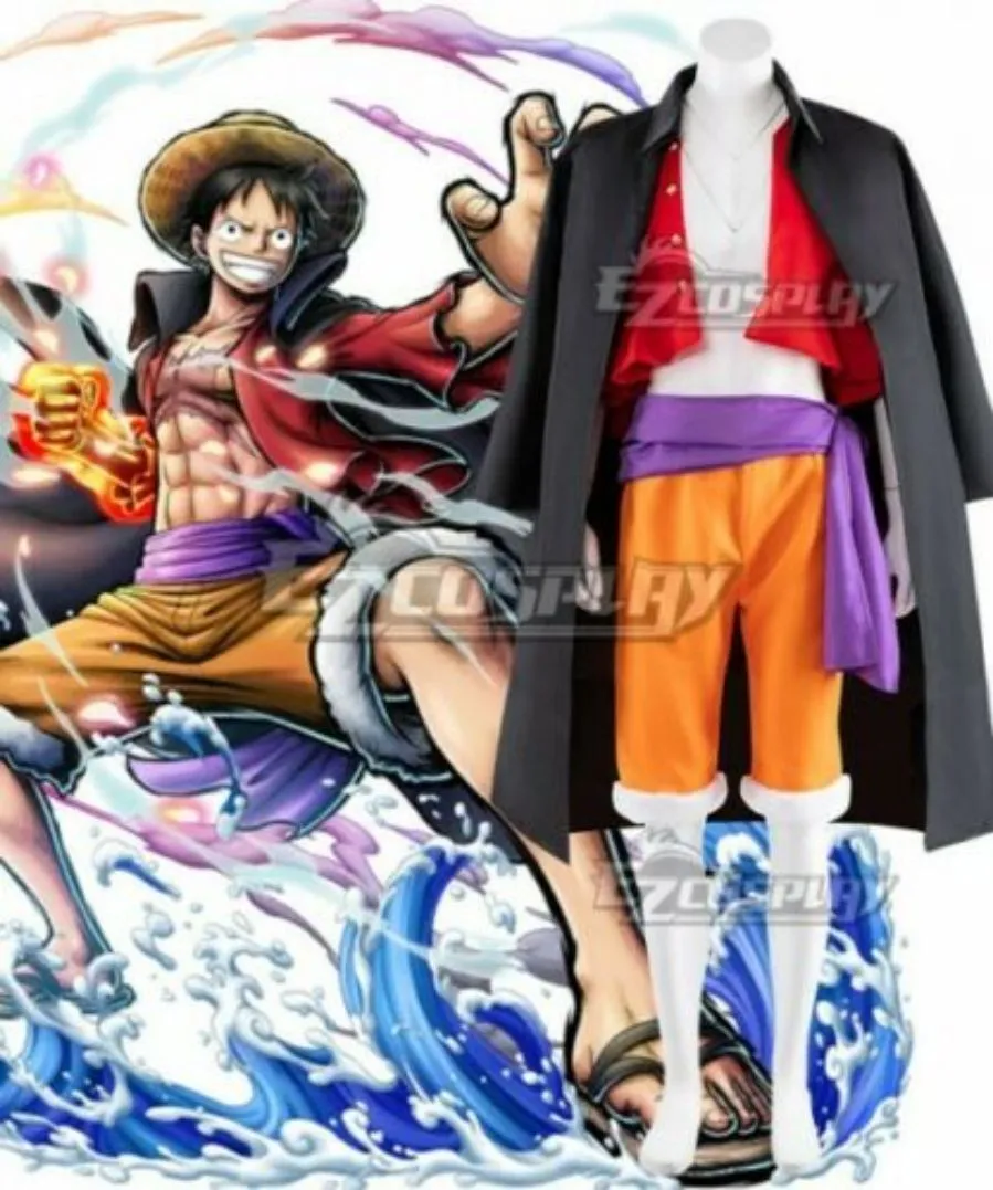 One Piece Onigashima Monkey D Costume De Cosplay Luffy Pour Animation ...