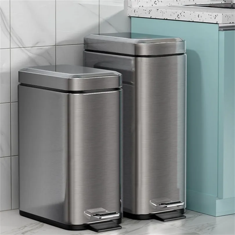 Stainless trash can store