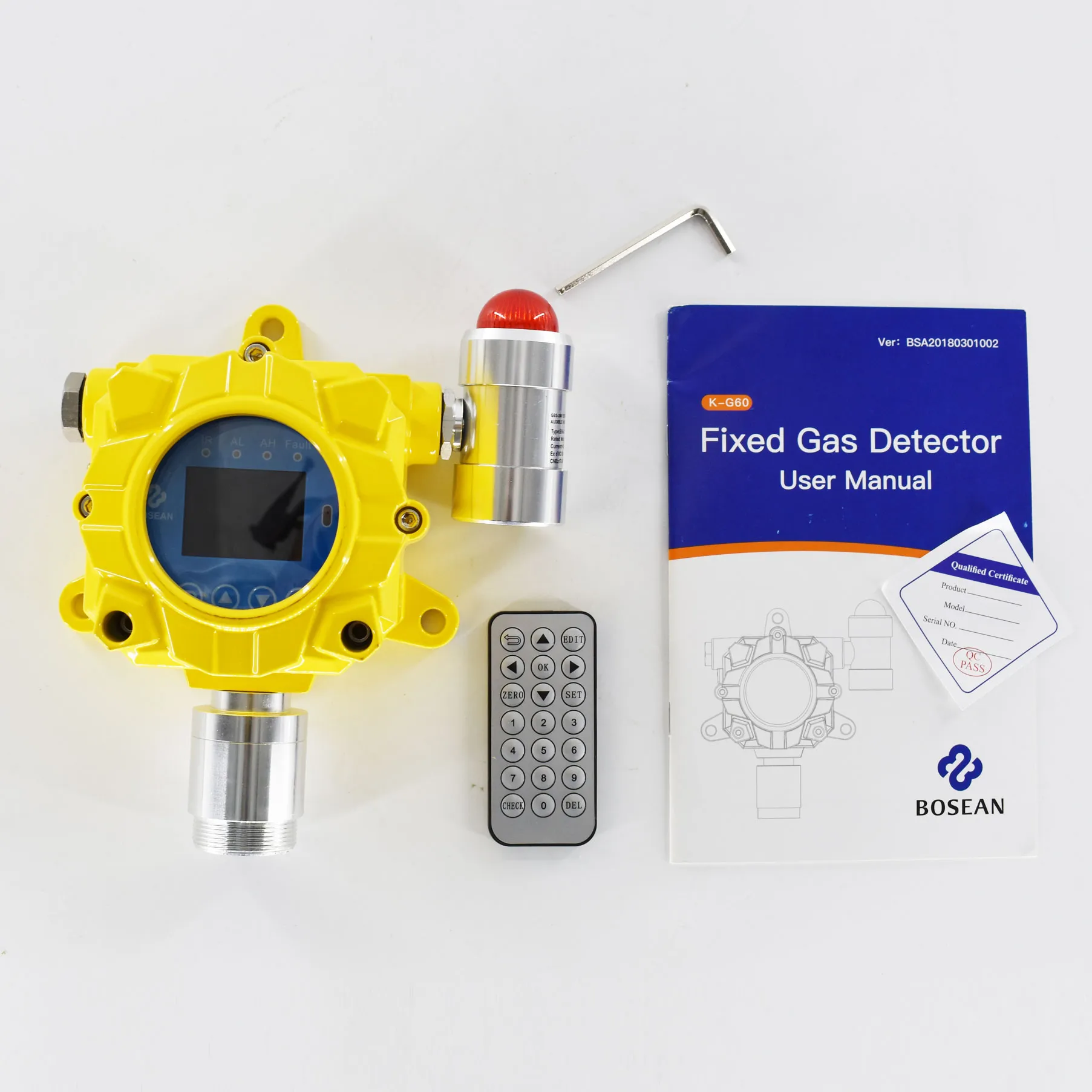 Fixed H2S Gas Detector 0-100ppm: Industrial Hydrogen Sulfide Alarm with ...