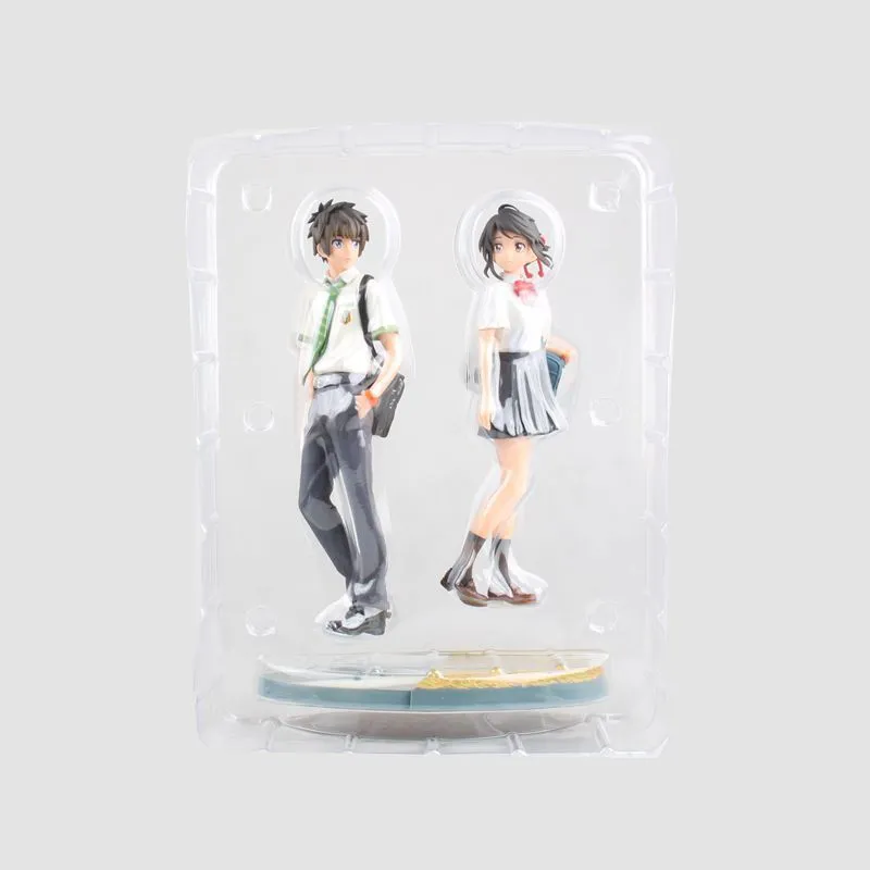Your Name Taki Tachibana & Mitsuha Miyamizu PVC Action Figures 23cm ...