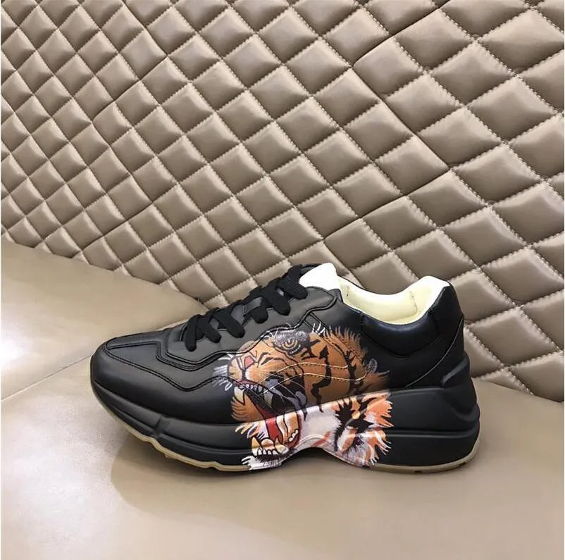 Designer Sneakers Shoes Multicolor Leather Platform Trainers, Mens ...