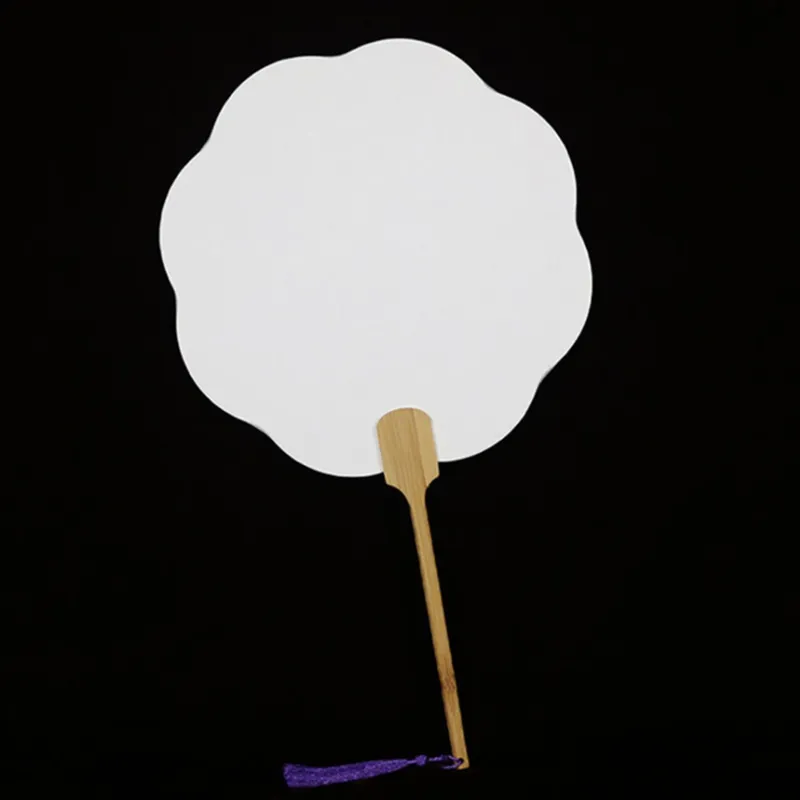 DIY Blank Drawing And Painting White Hand Fans Wedding Party Favors ...