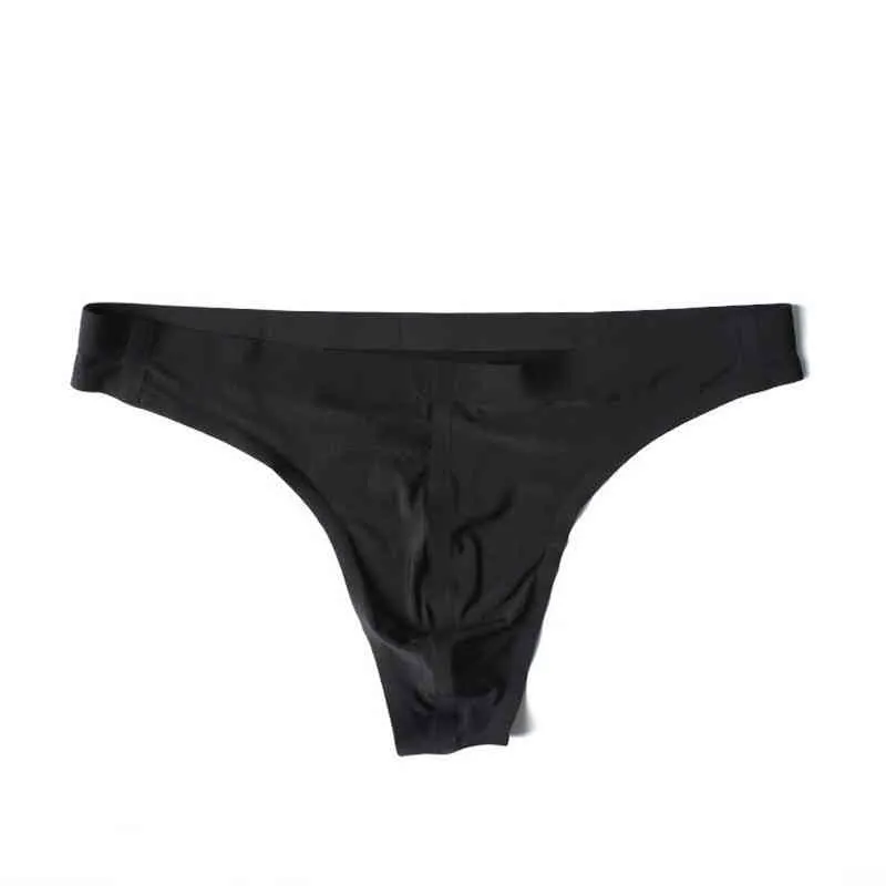 ₩2737에서 G Strings 브랜드 비키니 남자 원활한 나일론 G String 섹시한 얼음 실크 팬티 게이 Jocks