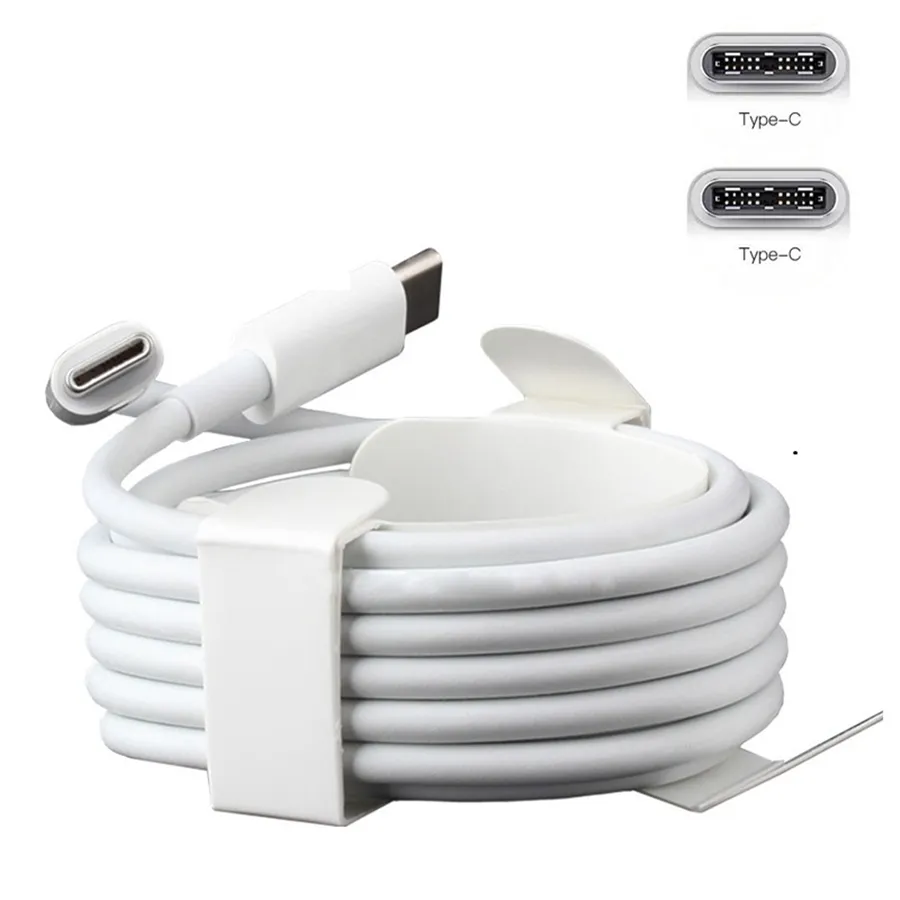 5A Fast Charging, Extra Durable USB C To USB C Cable 1/2/3m For Samsung ...