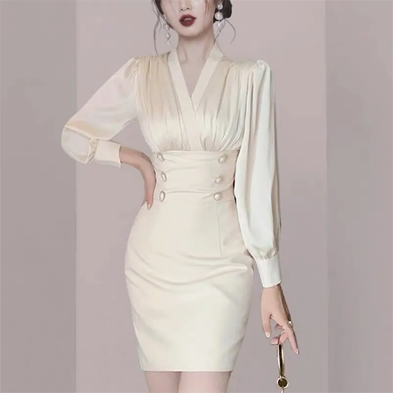 Elegant Women's Office Dress: Long Sleeve, Bodycon Pencil Dress - Shop ...