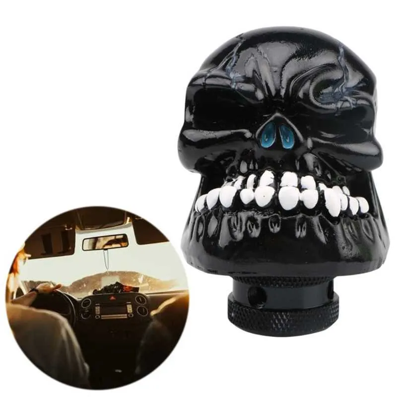 DHgate.com:Car Gear Shift Knob, Universal Skull Head Shifter Skeleton ...