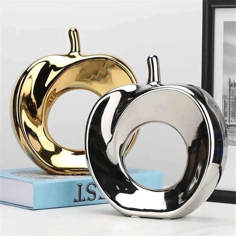 Modern Apple Ornament - Nordic Style Hollow Fruit Decor, Premium Home ...