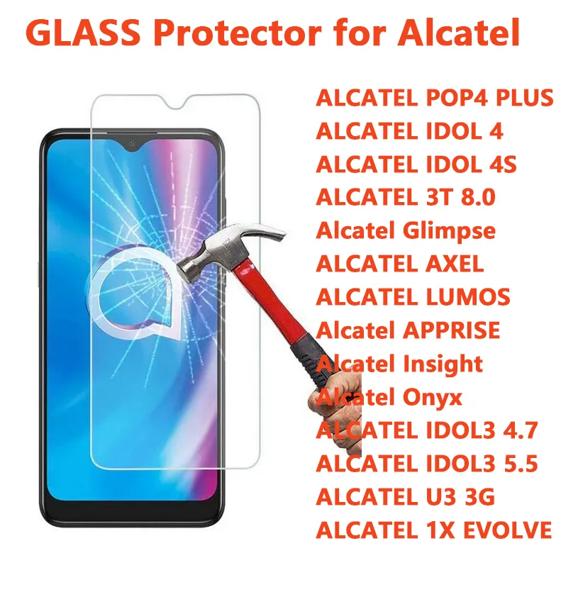 5D tempered glass screen protector for ALCATEL 1L PIXI3 3.5 and ...