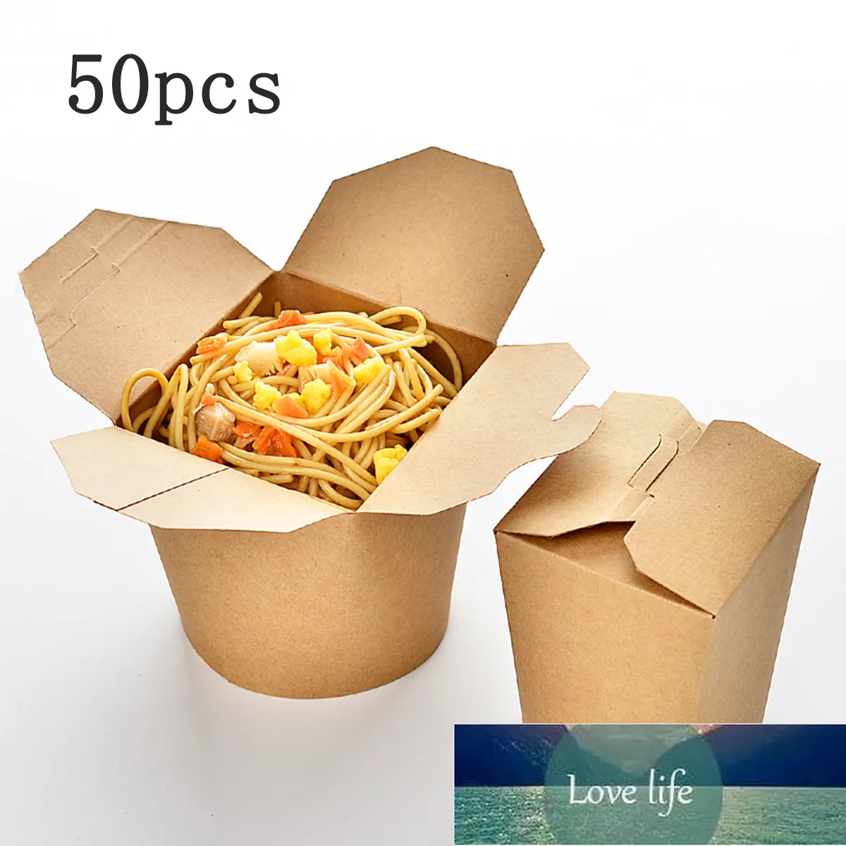 50-Pack 16oz Kraft Paper reusable grocery bags - Disposable Meal Prep ...