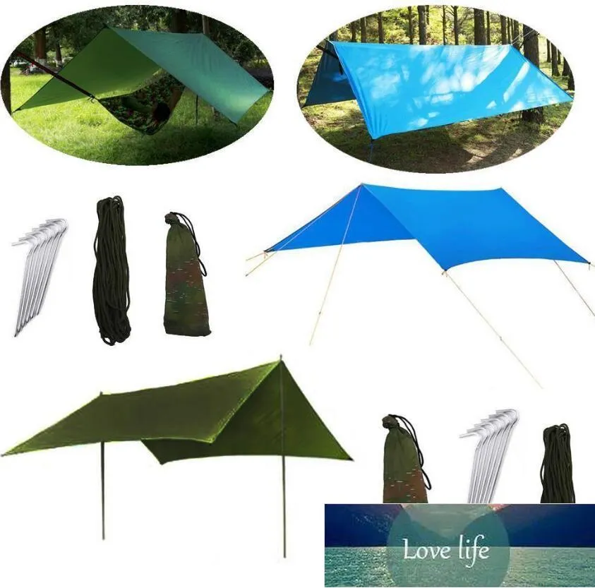 Waterproof Camping Mat 3 × 3 m Canvas Shade Sail Tent Cloth ...