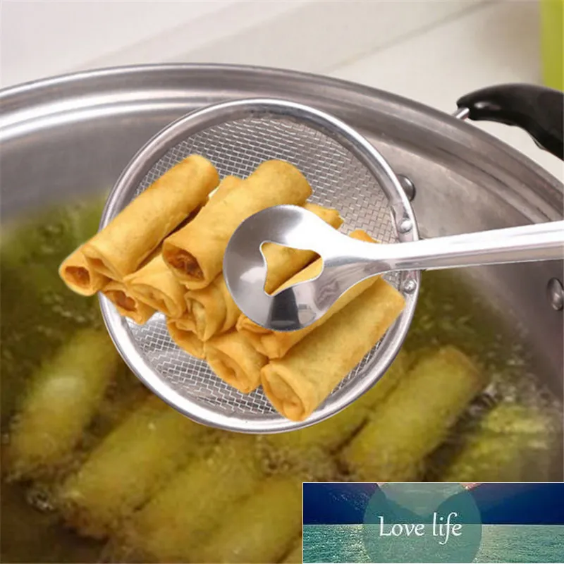 Kitchen utensils stainless steel fried food fishing spoon and ...
