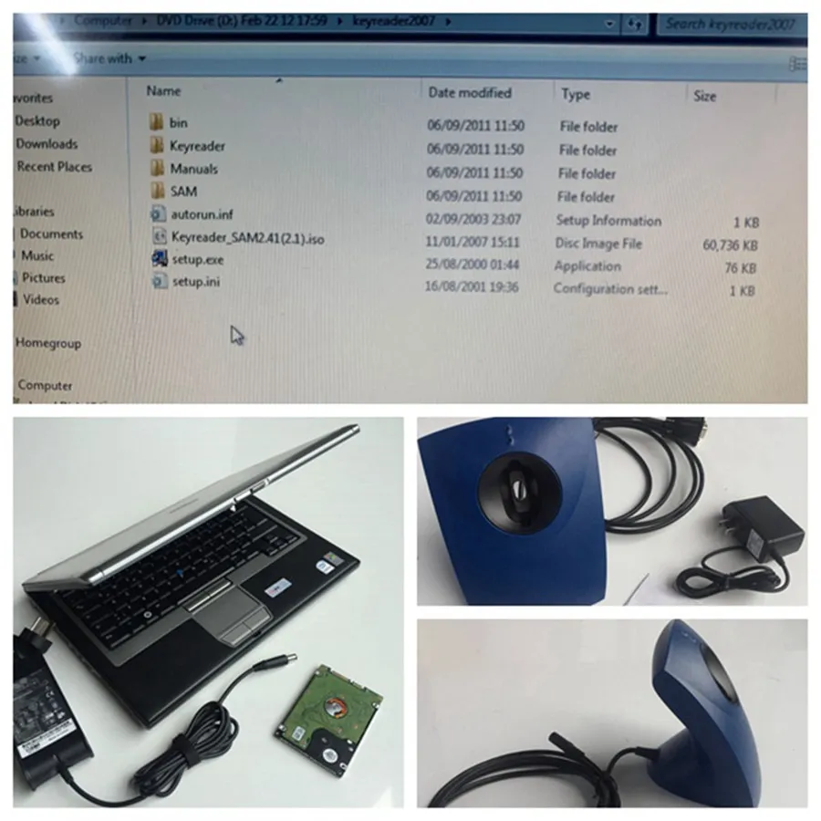 Ready To Use BBMW Key Reader Pro With Software Installed On D630 ...