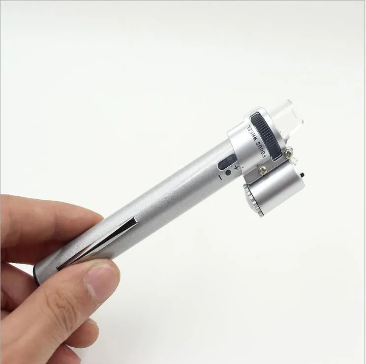 DHgate.com:Pocket-Sized LED Pen Microscope: 100X Magnification ...