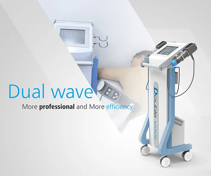 Extracorporeal Shock Wave Diathermy Machine With 2 Handles For Physical ...