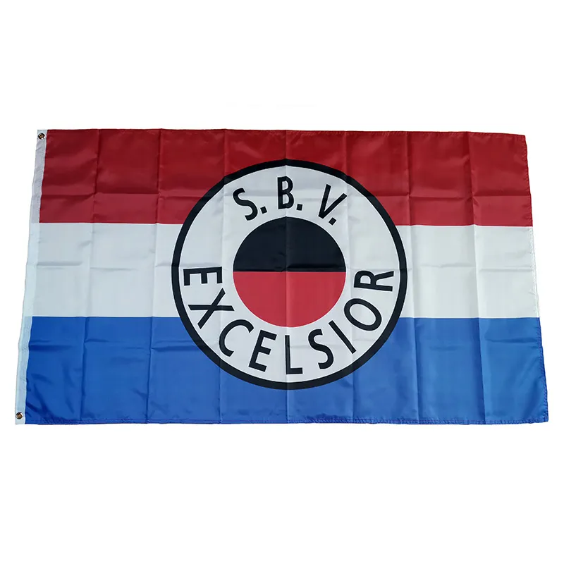 FLV Excelsior Football Club Hammer And Sickle Flag 3*5ft 90cm*150cm ...