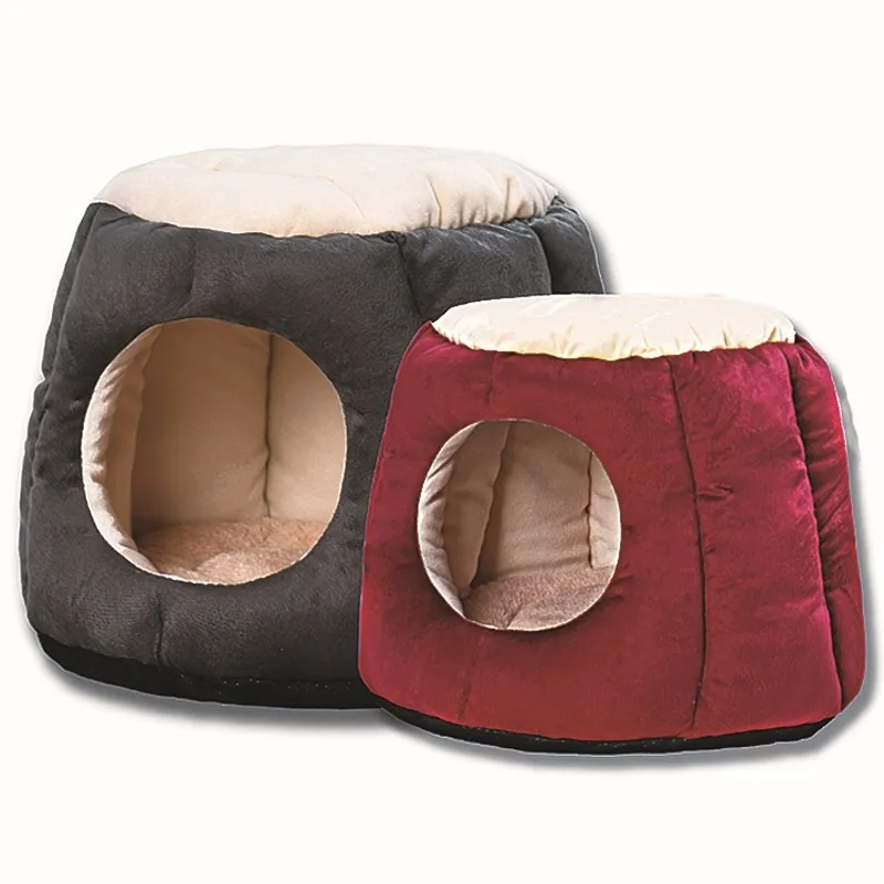 Cozy Pet Cave: Winter Warm Cat & Small Dog Sleeping Bag Bed - Soft ...