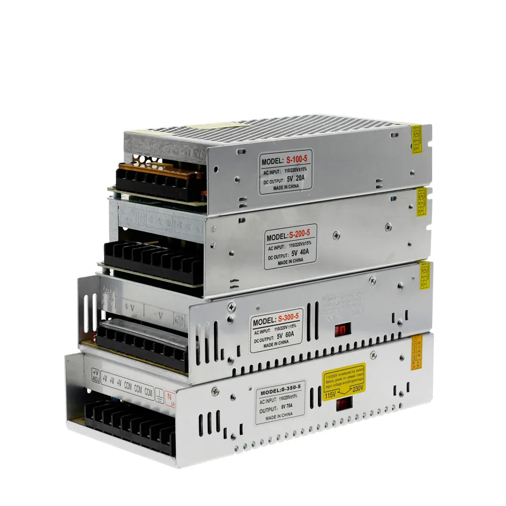 WS2812B LED Light Strip Power Supply: DC5V 2A To 70A Transformer For ...