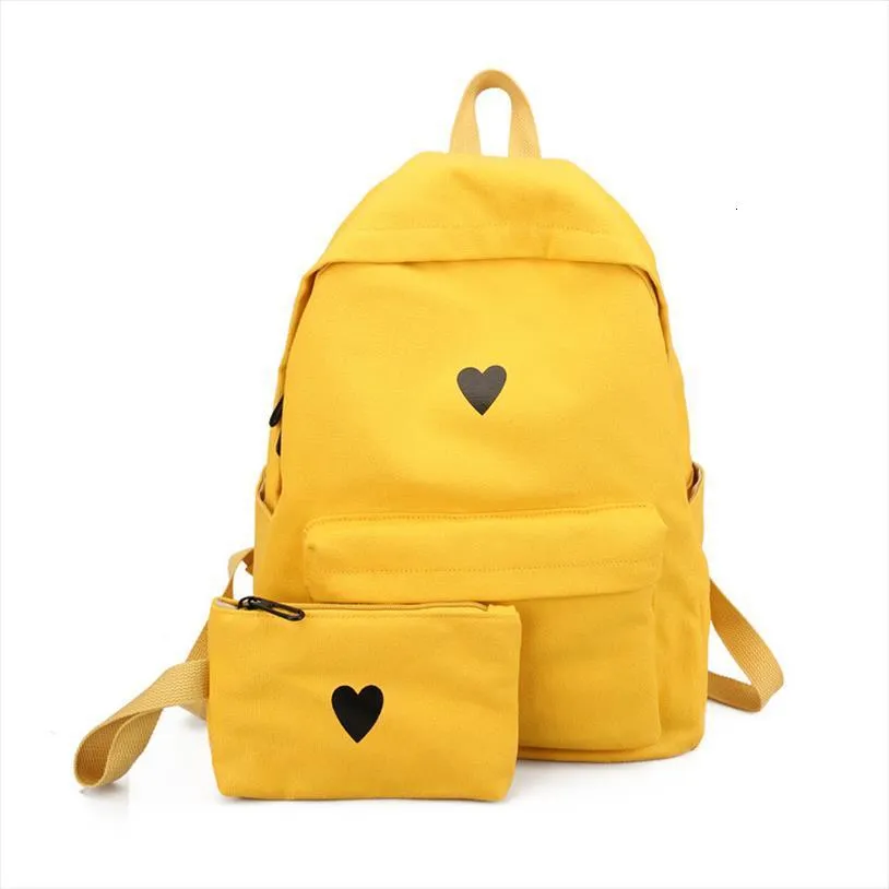 DHgate.com:Canvas Printed Cute Heart Backpacks: Stylish and Durable ...