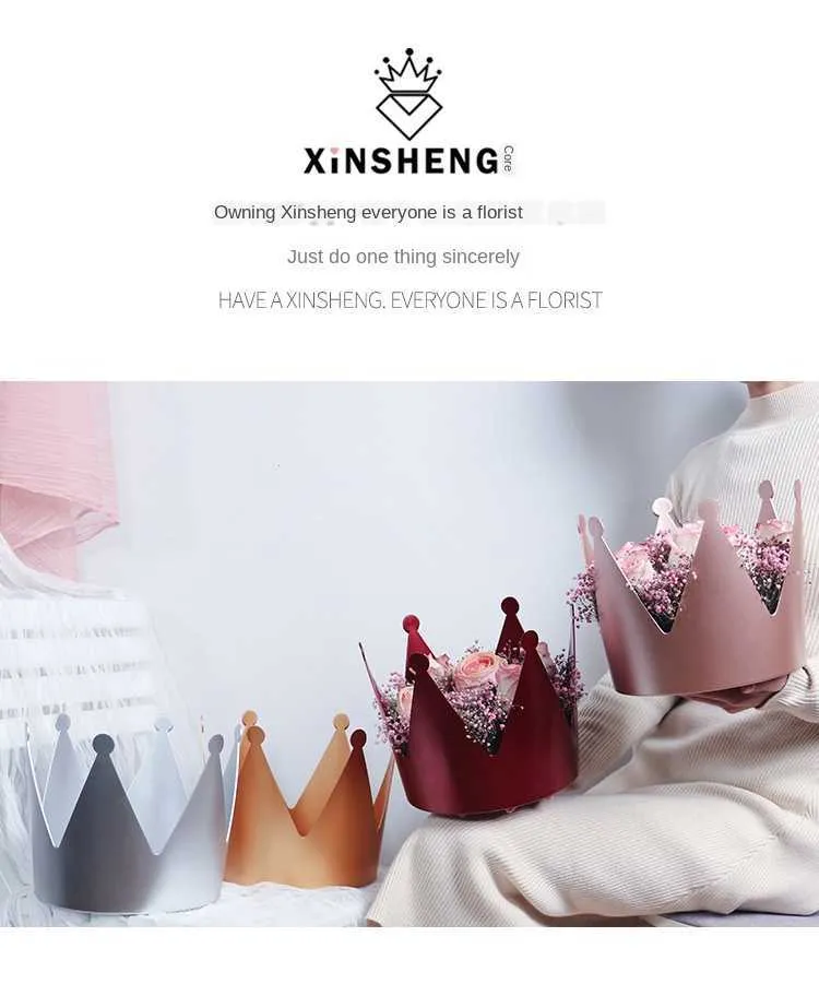 Creative Crown Of The Goddess Flower Box Waterproof Art Gift Boxes ...