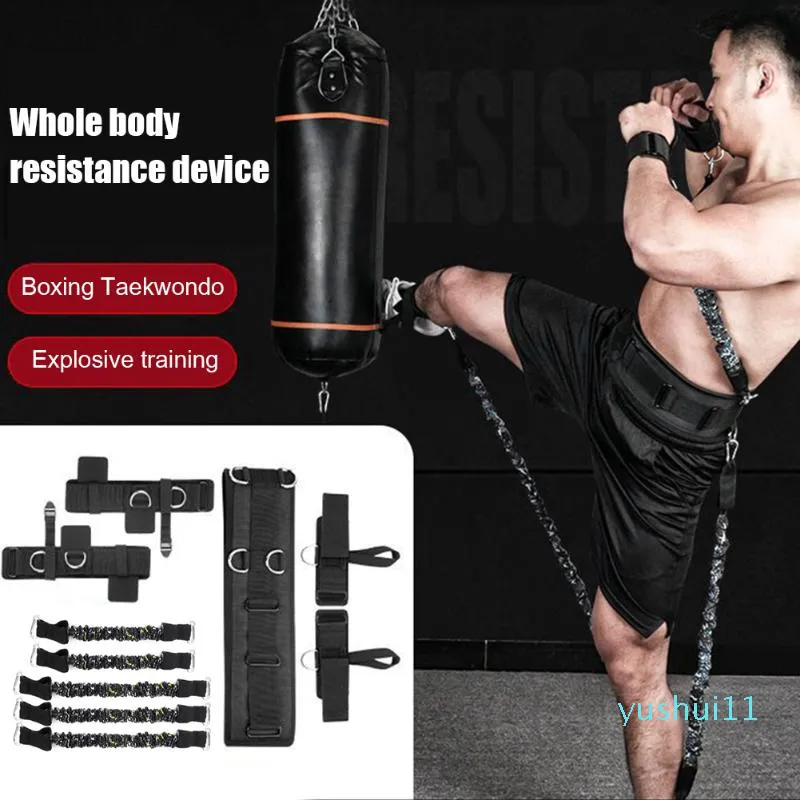 DHgate.com:Professional Fitness Resistance Bands Set, 1 Set of 5 ...