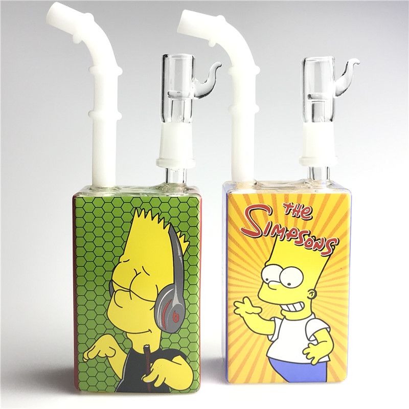 14mm Caja De Jugo De Vidrio De 14 Mm Plataformas De Aceite Cuadrado ...