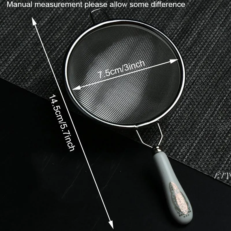 Stainless Steel Chinese Vintage Gongfu Tea Infuser Spice Strainer ...