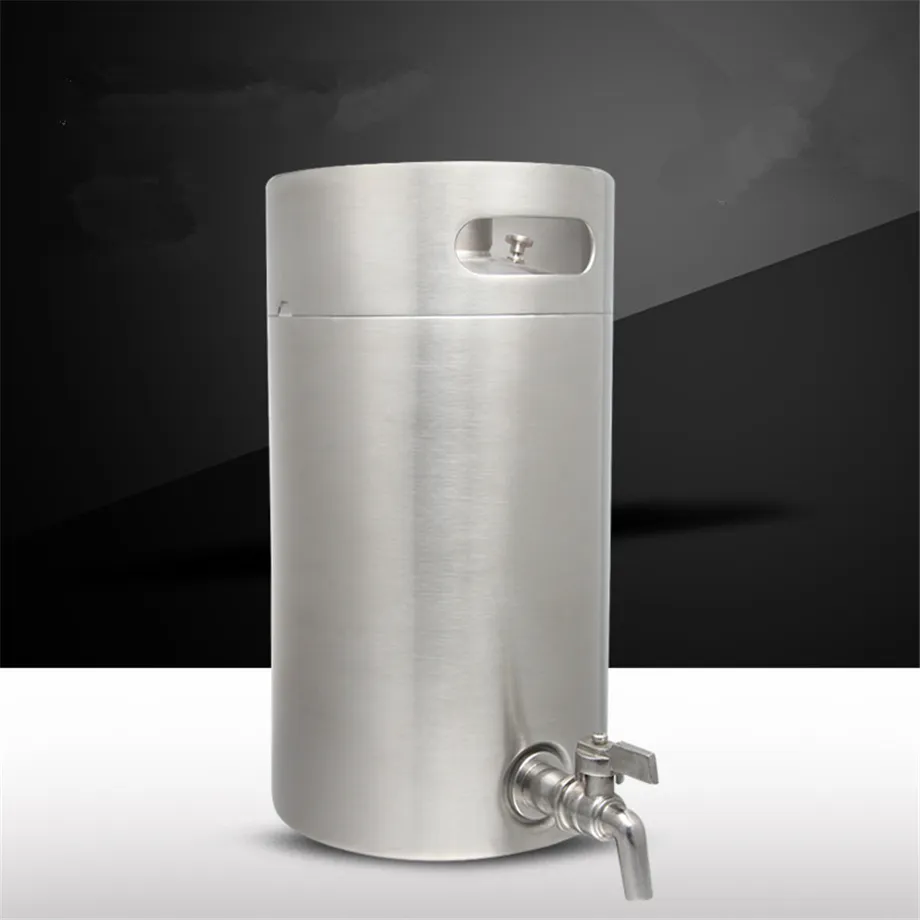 Beer Keg With Detachable Faucet And Release Valve Bar Shaker Tins 5L/1 ...
