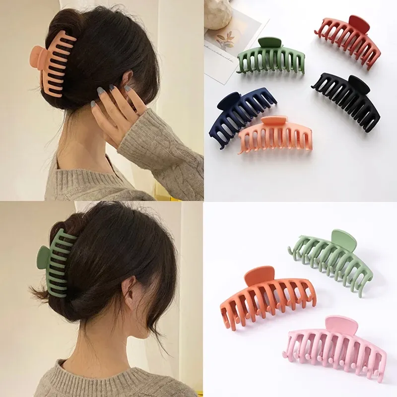 Large Matte Hair Claw Clip: Secure Hold, Elegant Style. Shop Now! Best ...